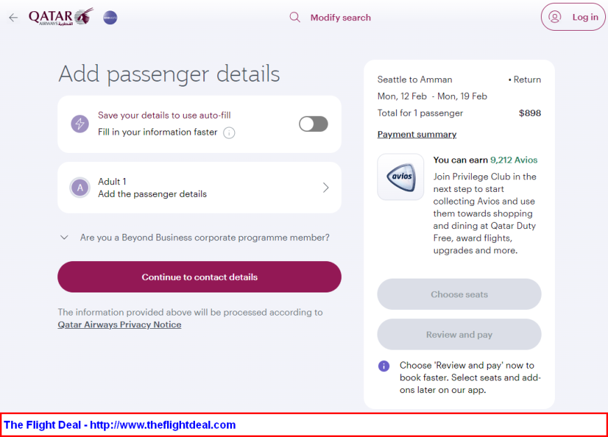 Qatar Airways: Seattle – Amman, Jordan. $898. Roundtrip, including all ...