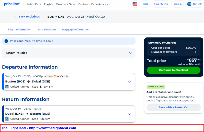 United: Boston – Dubai, United Arab Emirates. $667. Roundtrip ...