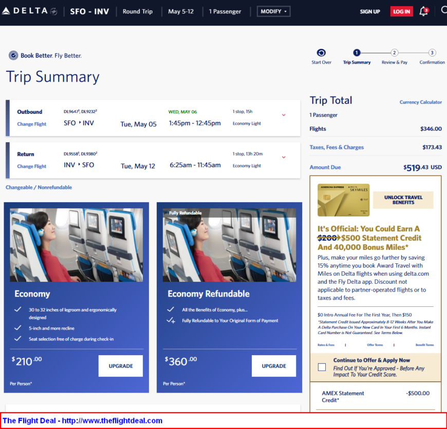 Delta / KLM Royal Dutch: San Francisco – Inverness, Scotland. $519 ...