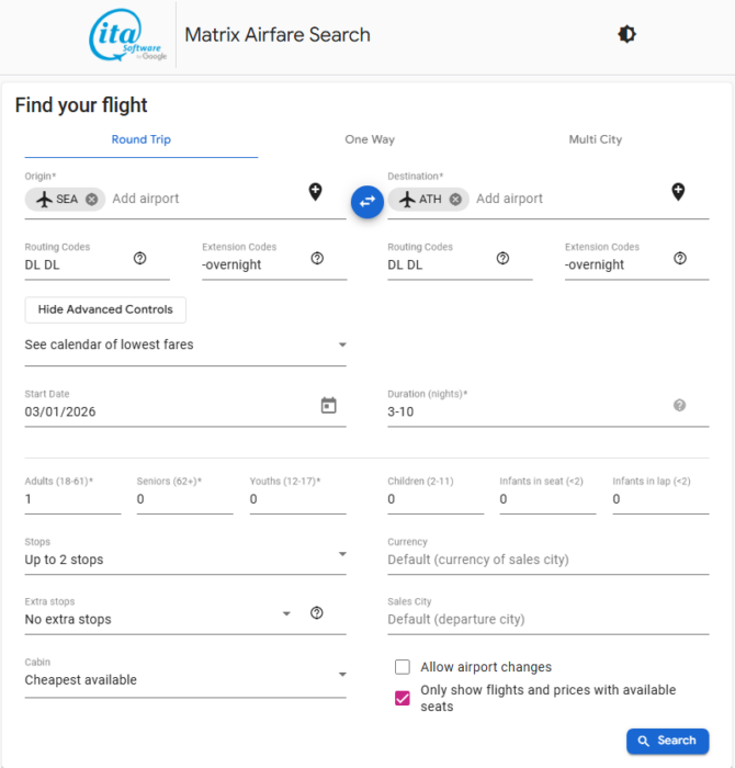 Delta: Seattle – Athens, Greece. $490 (Basic Economy) / $730 (Regular ...